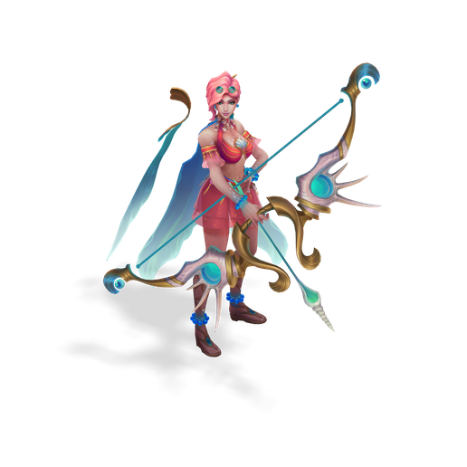STL file Ocean Song Ashe League of Legends 3D print model 🌊 ・3D ...