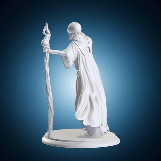 💀 Skeleton Necromancer Fantasy RPG Model・ 3D File for 3D printing・Cults