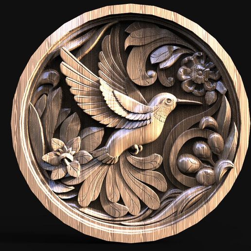 STL file Hummingbird CNC 🐦 ・Template to download and 3D print・Cults