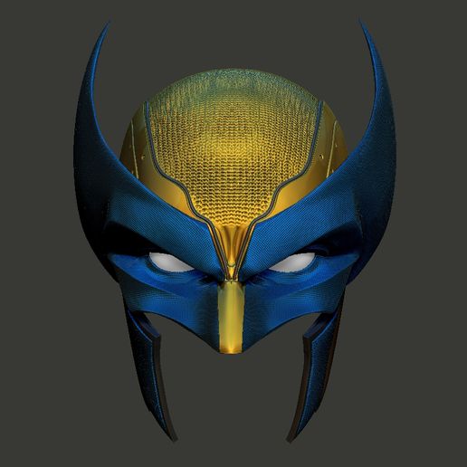 👽 Wolverine Cowl・ STL File for 3D printing・Cults
