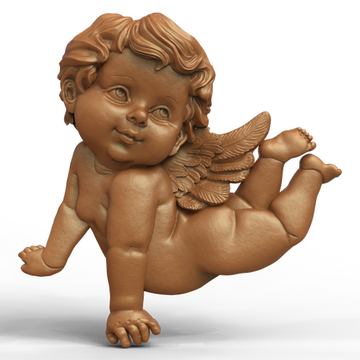 3D file 3D Model STL File for CNC Router Laser & 3D Printer 0059 Angels ...