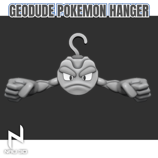 🐉 Percha Pokemon Geodude /Geodude Pokemon Hanger – Multiparts・Archivo ...