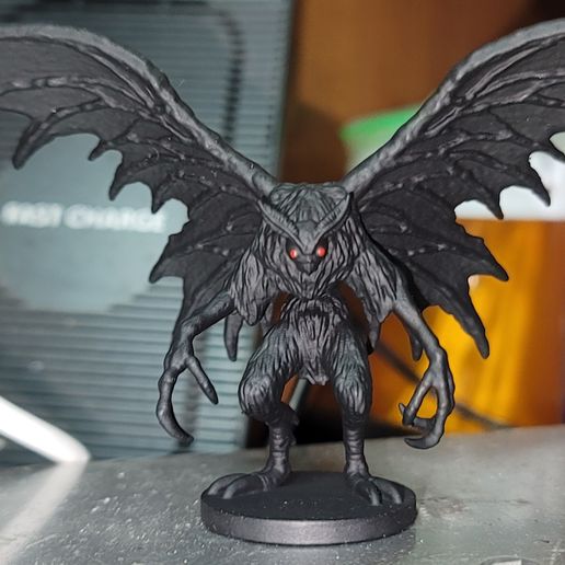 3D printable Mothman • made with Elegoo Saturn 8K・Cults