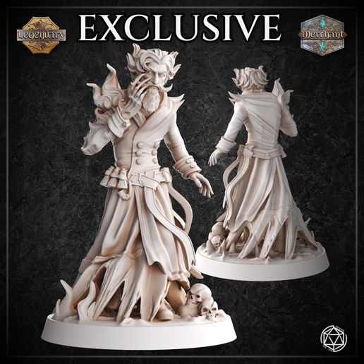 STL file Ghost Professor 👻 ・Model to download and 3D print・Cults