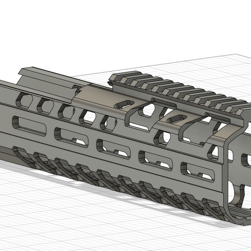 🔫 MCX Virtus Style 10" Handguard Airsoft・Free STL File for 3D printing ...