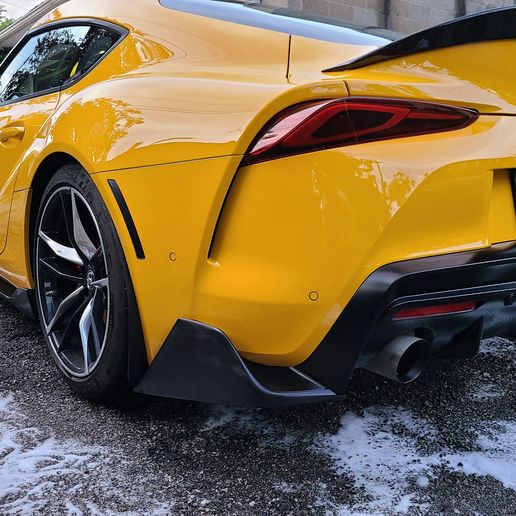 STL file A90 Supra Rear Spats 🚗 ・Template to download and 3D print・Cults