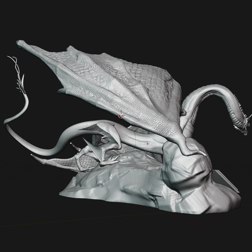 STL file Caraxes, Blood Wyrm / House of the dragon 🩸 ・3D printing ...