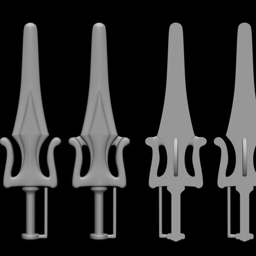 🗡️ 3D PRINTABLE HE-MAN POWER SWORD - 1982 - TWO VERSIONS - HIGHLY ...