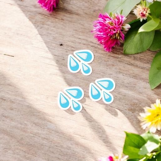 🚰 Water Splash emoji commercial use・ STL File for 3D printing・Cults