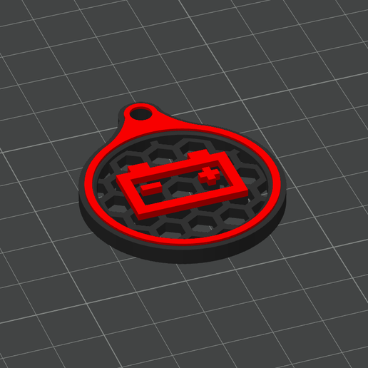 3MF file Battery light keychain for petrolheads 🔋 ・3D printable model ...