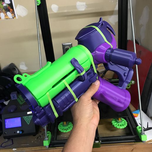 🎮 Cosplay Pajamei Blaster Overwatch・ 3D File for 3D printing・Cults