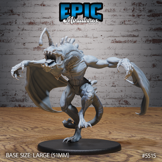 🎲 Angler Drake Roar ‧ DnD Miniature ‧ Tabletop Miniatures ‧ Gaming ...