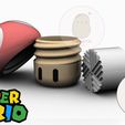 🍄 GRINDER MUSHROOM - SUPER MARIO BROS・ STL File for ・Cults