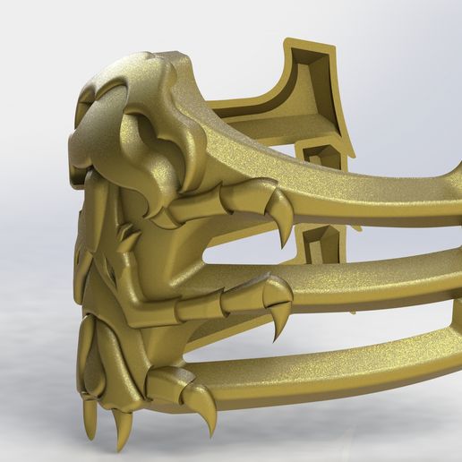 🦂 Mortal Kombat - Scorpion Mask・ STL File for 3D printing・Cults