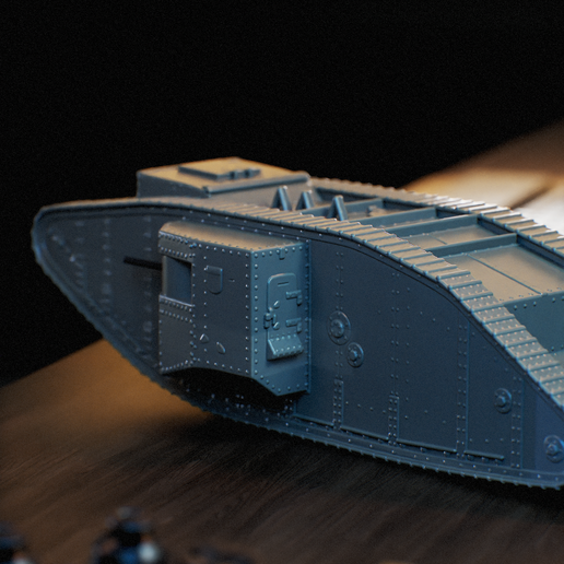 Archivo STL Tank Mark 1 - Tanque britanico mark 1 - Tiger, Panther ...