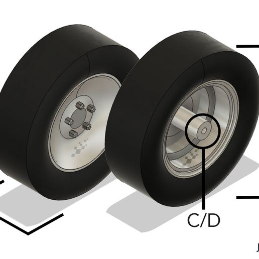 🛞 American Racing - Shelby Cobra + Tires・ STL File for 3D printing・Cults