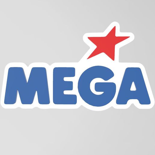 Файл STL MEGA LOGO 🏢 ・3D-печатный дизайн для загрузки・Cults