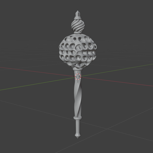 🗝️ Hanuman Gada Keychain・Free OBJ File for 3D printing・Cults