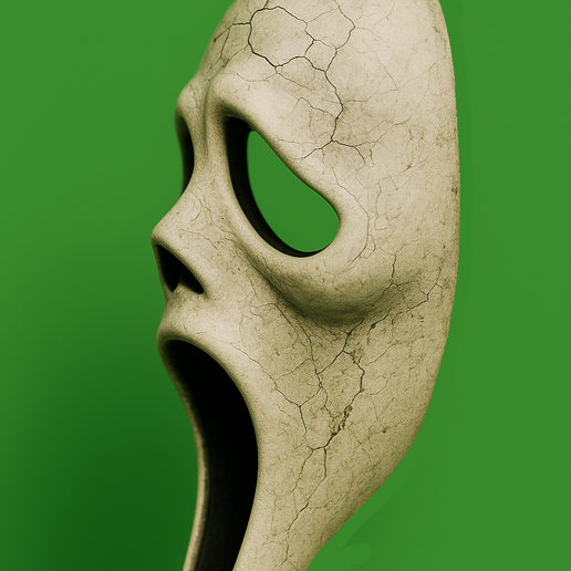 👾 Screaming Horror Mask – Creepy Fantasy 3D Print Model (STL)・ STL File ...
