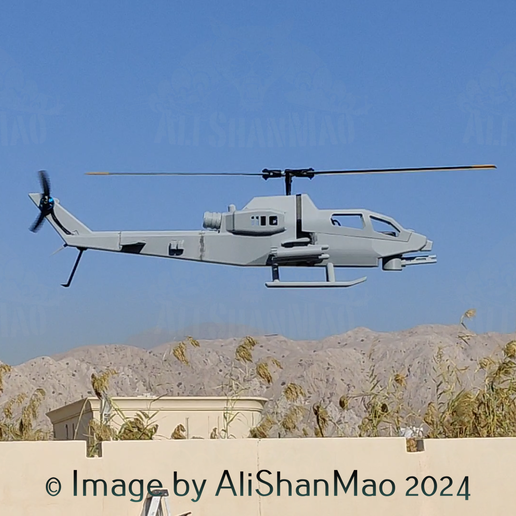 🚁 Cobra Inspired RC Attack Helicopter Shell・ STL File for 3D printing・Cults