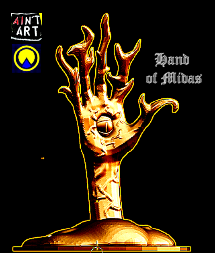 Hand of Midas scenery・Free STL File for 3D printing・Cults