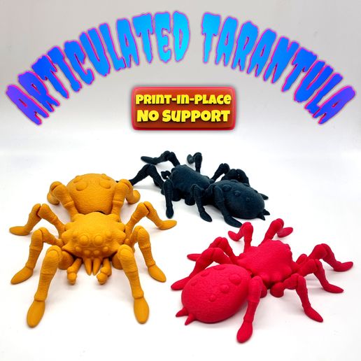STL file Articulated Tarantula 🎨 (3MF)・3D printable model to download・Cults