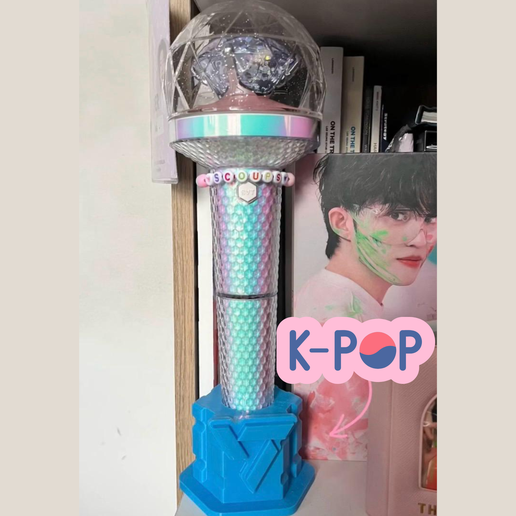 🧞‍♂️ SEVENTEEN Lightstick Stand | Carat Bong Display Holder (3D Print ...