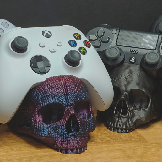 💀 SKULL CONTROLLER HOLDER || V2 BUNDLE・Archivo 3MF para Impresión 3D・Cults