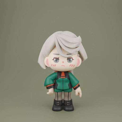Free OBJ file Chibit 094 : Miorine Rembran (MS Gundam: The Witch from ...