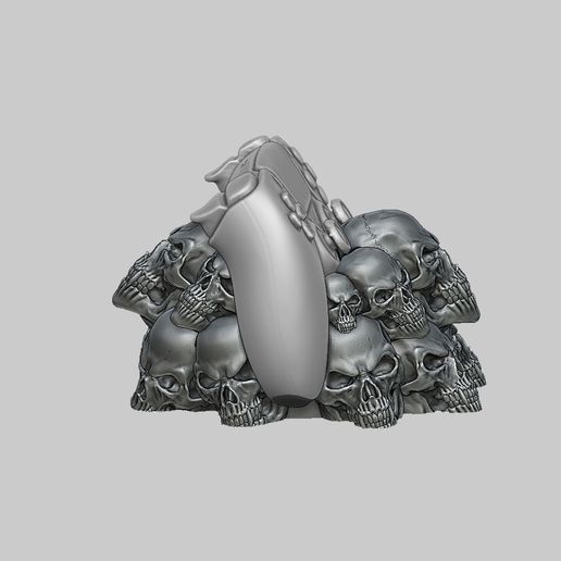 💀 Skull angry Ps5 controller stand, Angry skull ps5controller holder ...