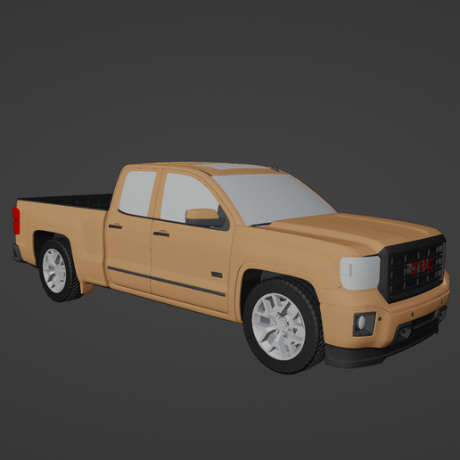 🇺🇸 GMC Sierra 2014・ STL File for ・Cults