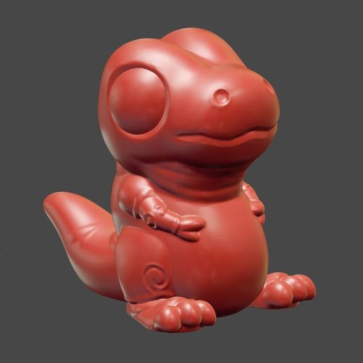 STL file Chunky Rex 🦖 (OBJ)・Design to download and 3D print・Cults