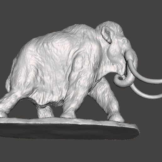 🦣 JEFFERSONIAN MAMMOTH REALISTIC FIGURE MINIATURE MODEL PREHISTORIC DND ...