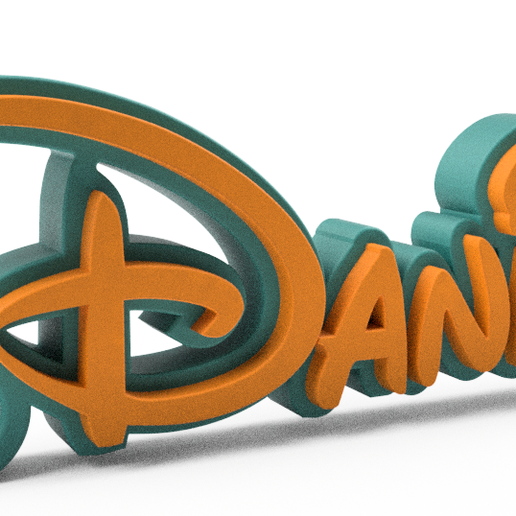 🗝️ Personalized Disney Keychain・ 3MF File for 3D printing・Cults