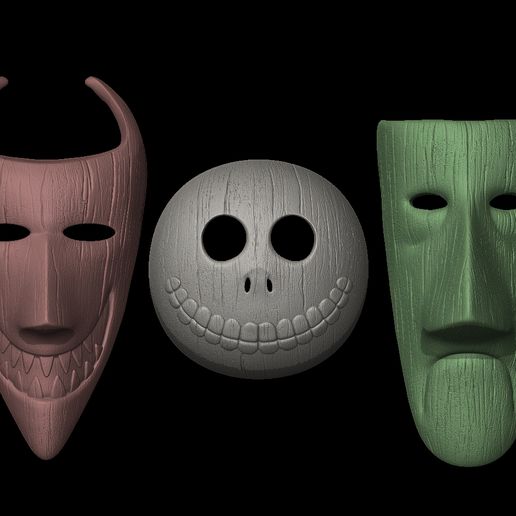 lock shock and barrel masks coloring page