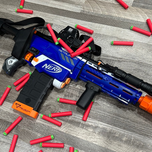 ⚽ Placa base Nerf Worker PMAG estilo "TTI・Archivo STL para Impresión 3D ...