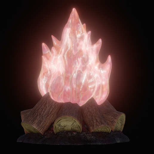 🔥 Camp Fire "Cozy Campfire Lamp"・ STL File for 3D printing・Cults