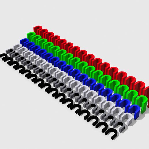 Free STL file U-shaped spacer set 🧰 (3MF)・3D printing model to download ...