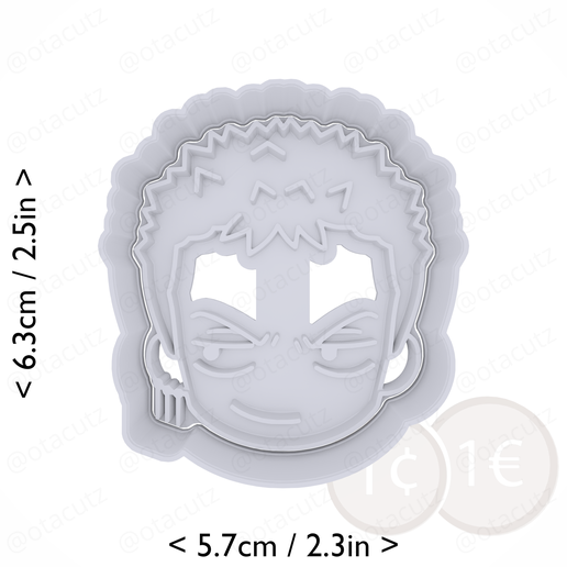 Free 3D file Roronoa Zoro Cookie Cutter / One Piece 🍪 ・3D printable ...