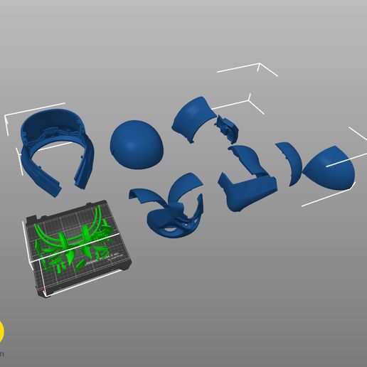 🪖 Captain Enoch Helmet・ 3D File for ・Cults