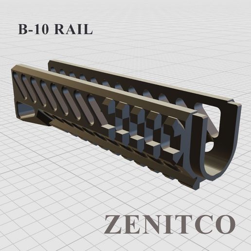 🔫 Zenitco B-10 Classic handguard for AK.・Free STL File for 3D printing ...