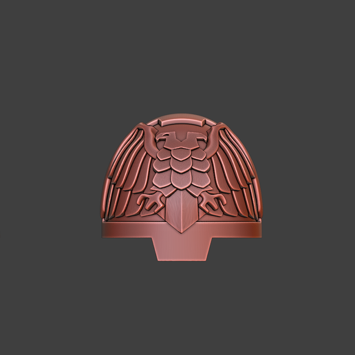 🎲 Heavy Captain Shoulder Pads・Free 3D File for 3D printing・Cults