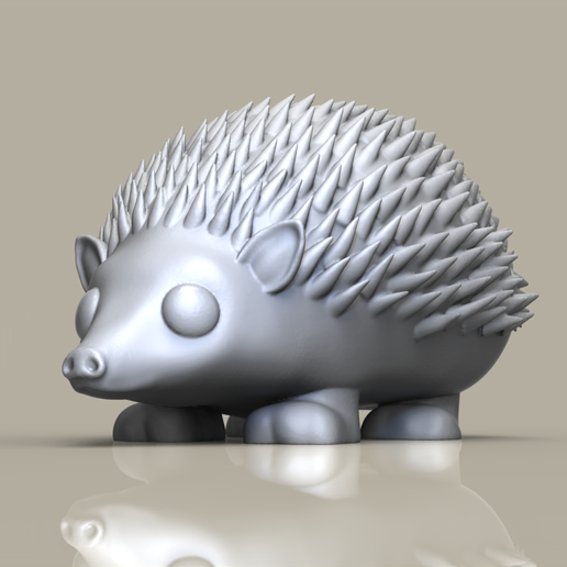 3d hedgehog