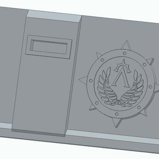 🪖 30k Chronos Pattern Front Plate with Logo・Free STL File for 3D ...