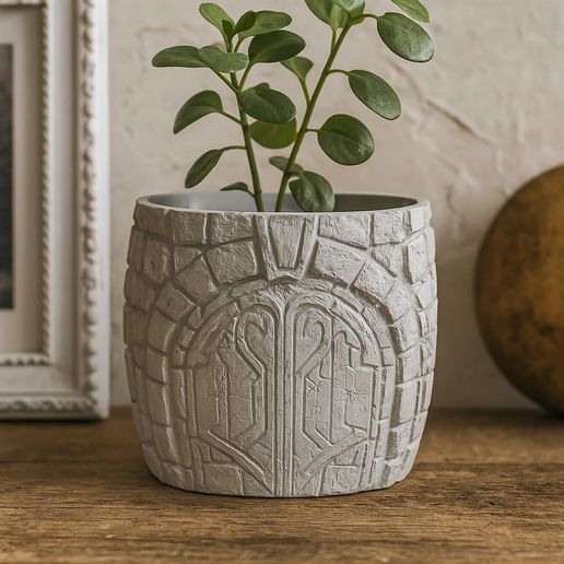 🏰 Castle Plant Pot – No Supports, Fantasy 3D Planter STL・ STL File for ...