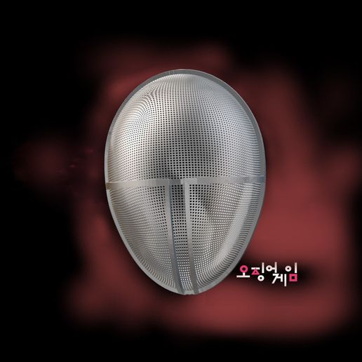🦑 SQUID GAME MASK Guard : SQUID GAME MASK THE Guard・Free STL File for ...