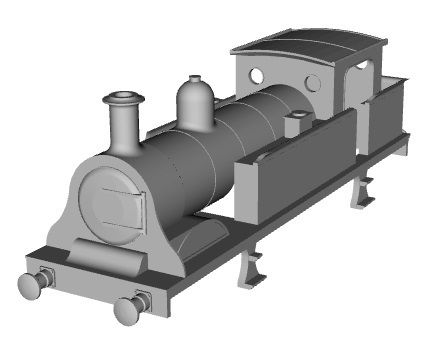 🛤️ Metropolitan Railway C class 0-4-4T loco 1/32 scale・ 3D File for 3D ...