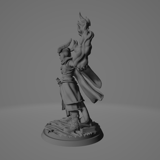 ♂️ DnD Male Tiefling Mage Alt・Free STL File for 3D printing・Cults