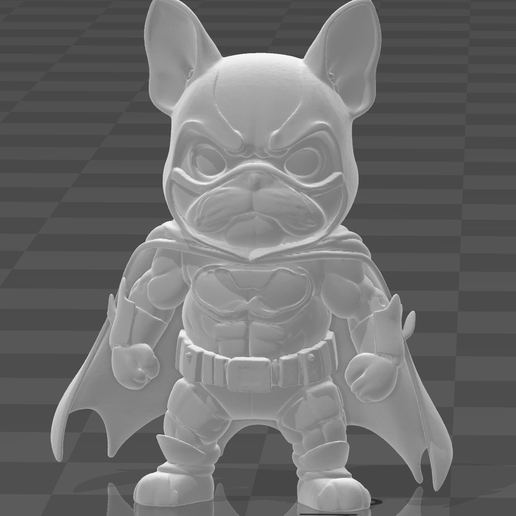 👽 batman frenchie・ STL File for 3D printing・Cults