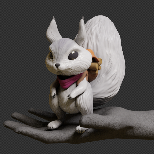 3D file marvel rivals squirrel girl Squirrel toy cosplay 👧 ・3D ...